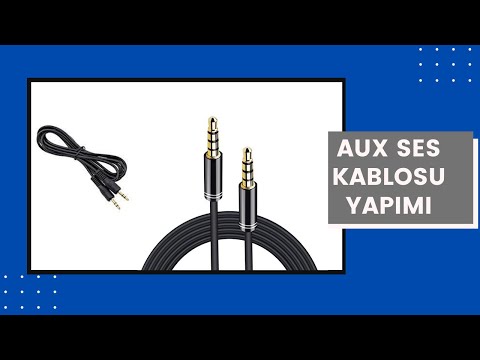 ARAÇ İÇİN AUX SES KABLOSU YAPIMI