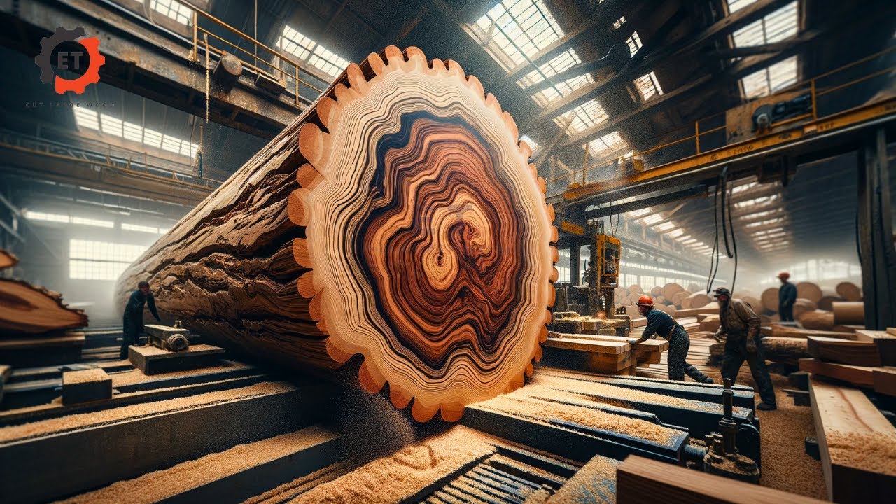 Rare plants are more valuable than gold! Large wood processing process ...