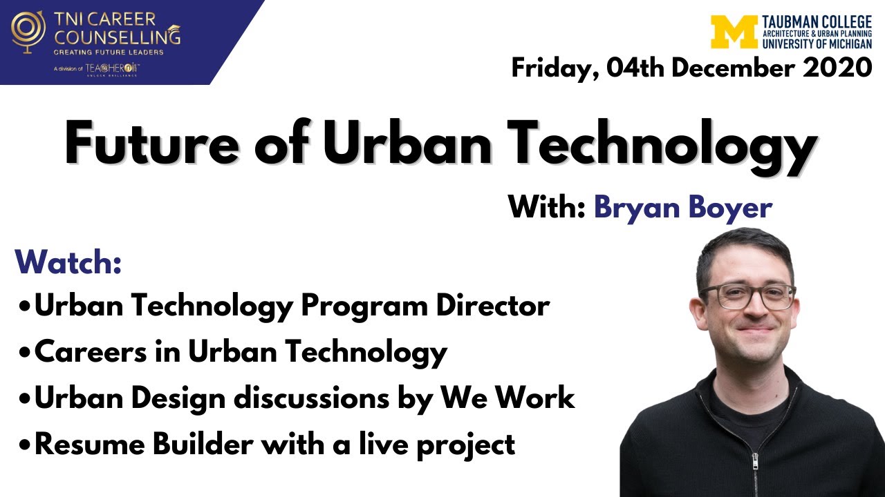 Future of Urban Technology Workshop: Taubman College of Architecture ...