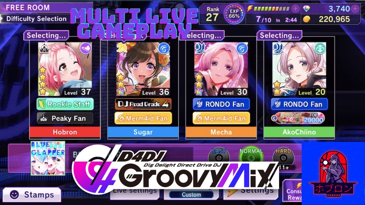 『グルミク』D4DJ Groovy Mix Multi Live Gameplay - YouTube