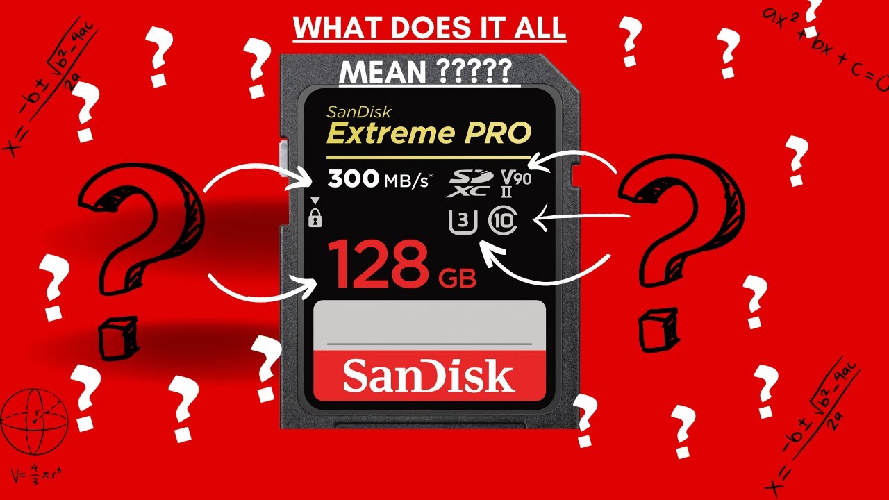 SD Cards: Letters & Numbers and What they mean - YouTube