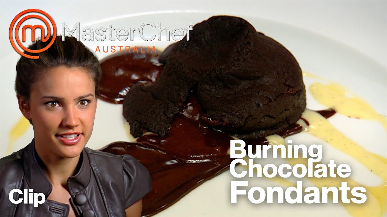 Burning Chocolate Fondants | MasterChef Australia | MasterChef ...
