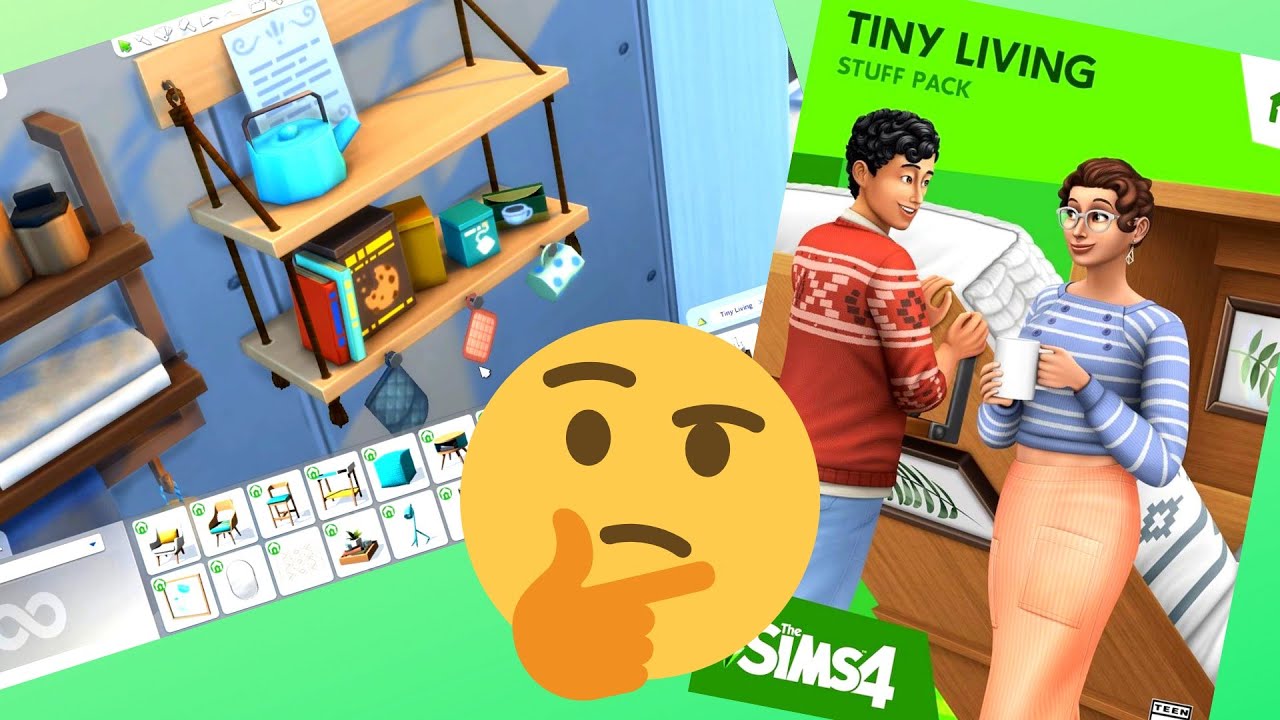 TINY LIVING STUFF PACK: Objects Review || The Sims 4 - YouTube
