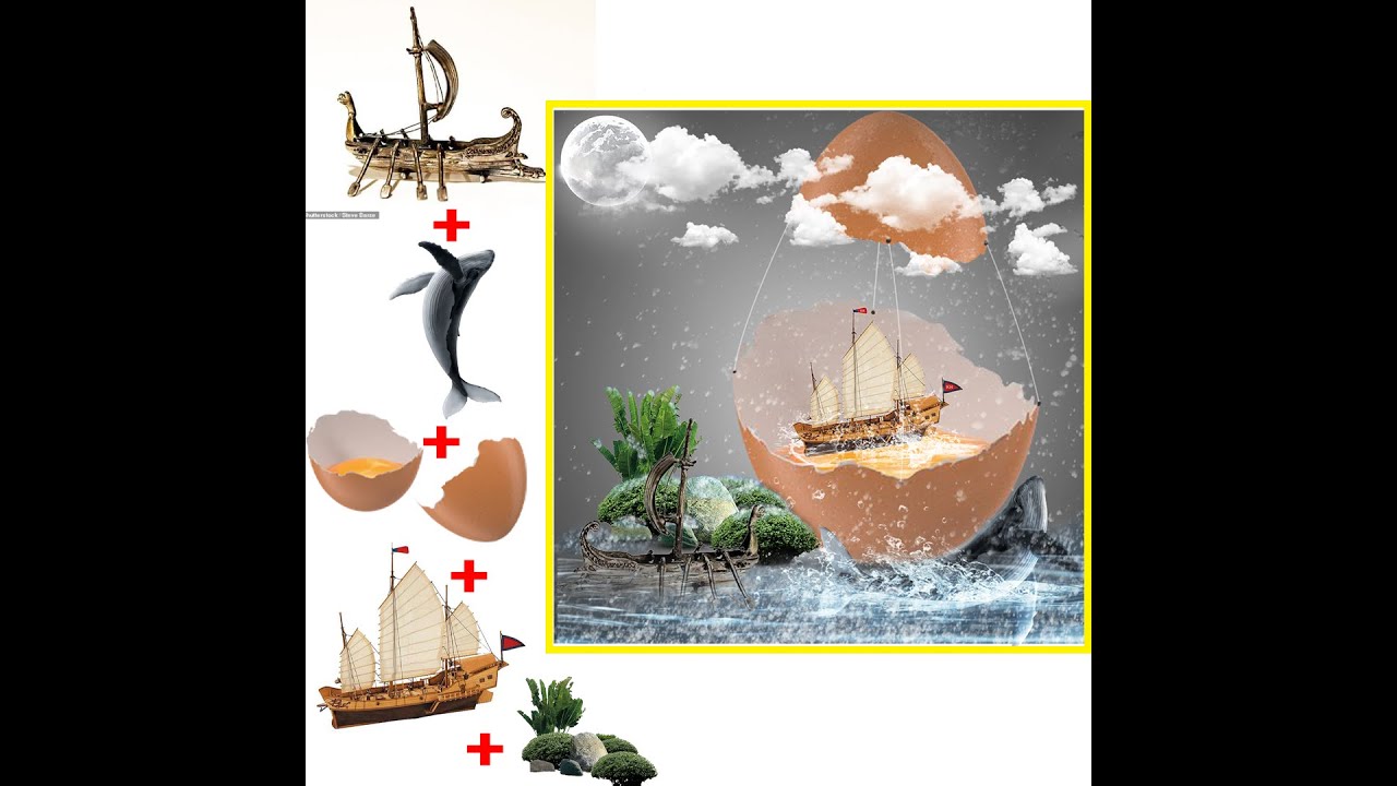 how to create new poster with egg របៀបបង្កើត new poster - YouTube