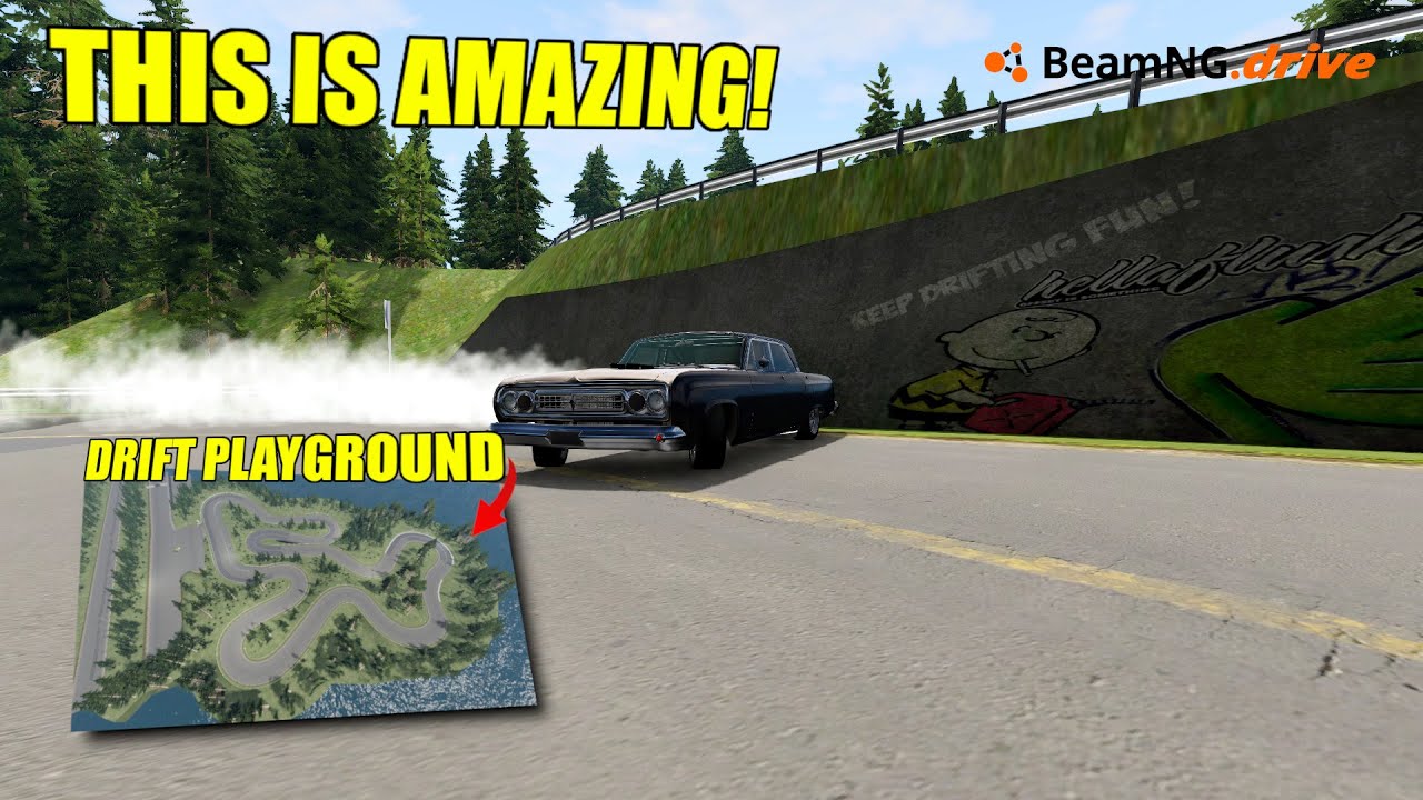 Drift Playground IS IN BEAMNG! - YouTube