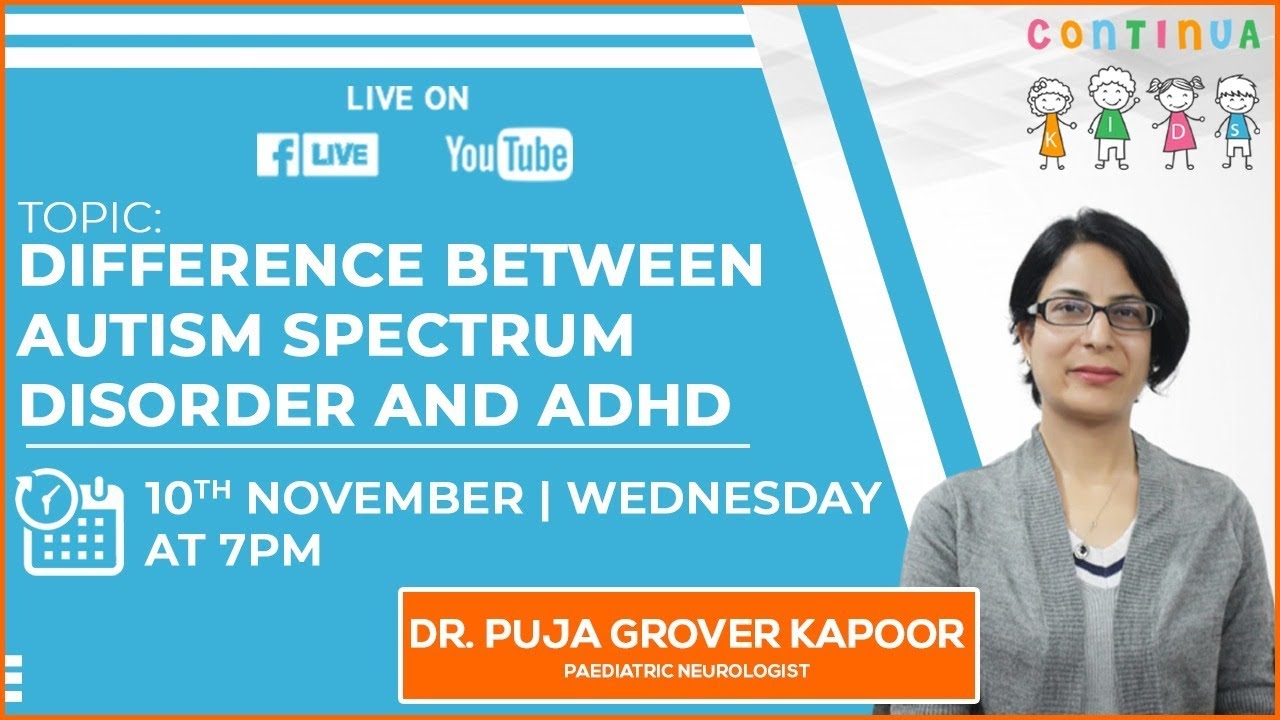 Difference Between Autism Spectrum Disorder And ADHD - YouTube