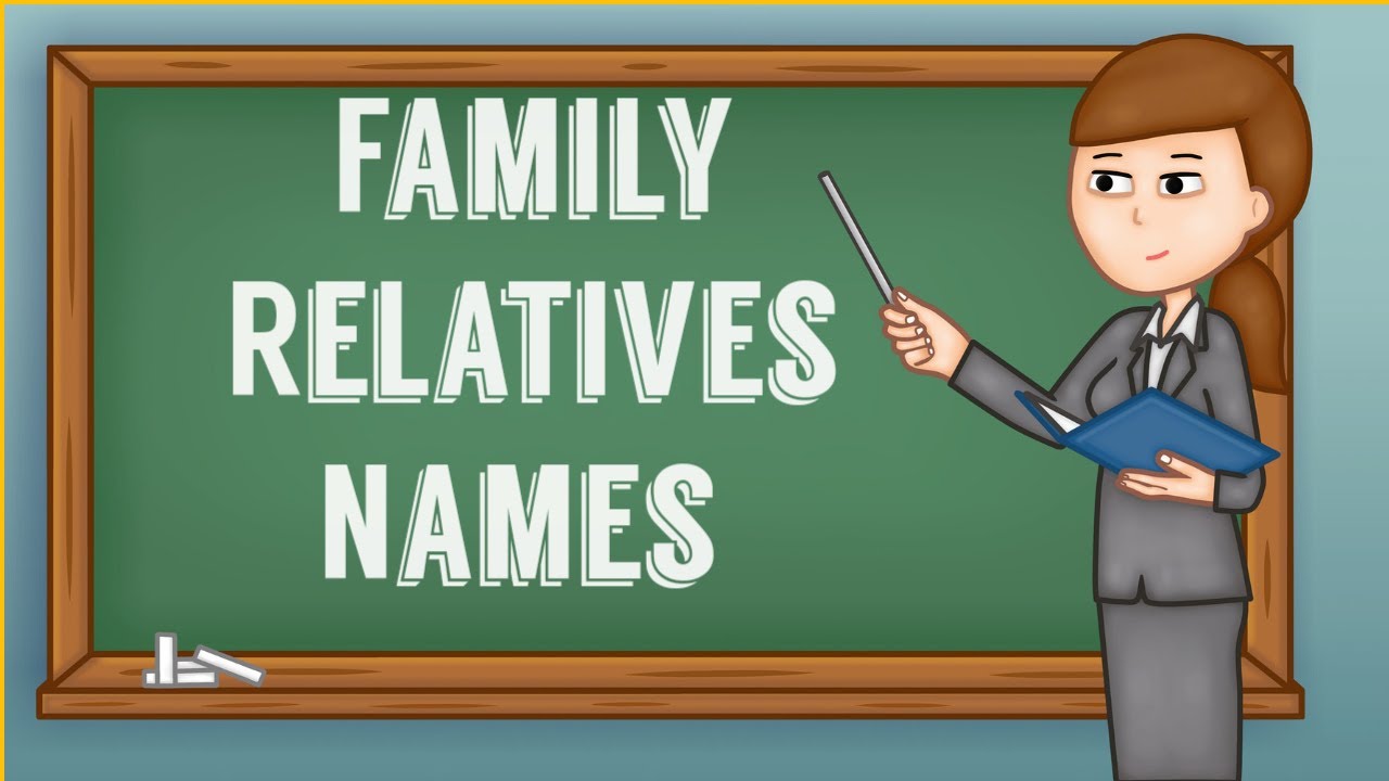 Family relatives names in English | - YouTube
