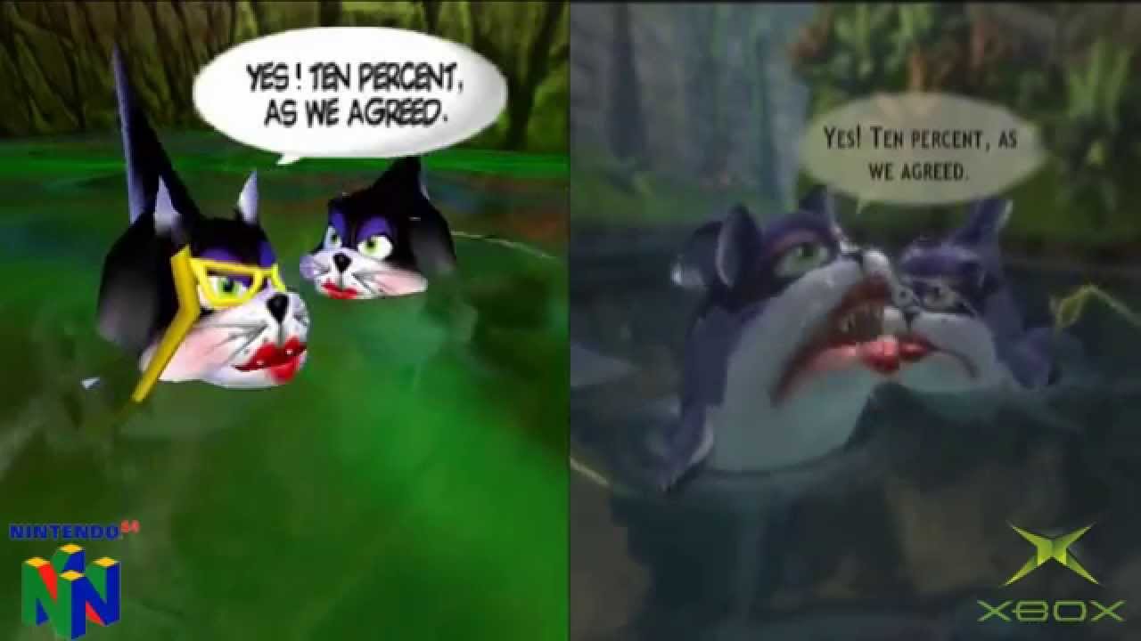 Conker Comparison (N64/Xbox) Dog Fish - YouTube