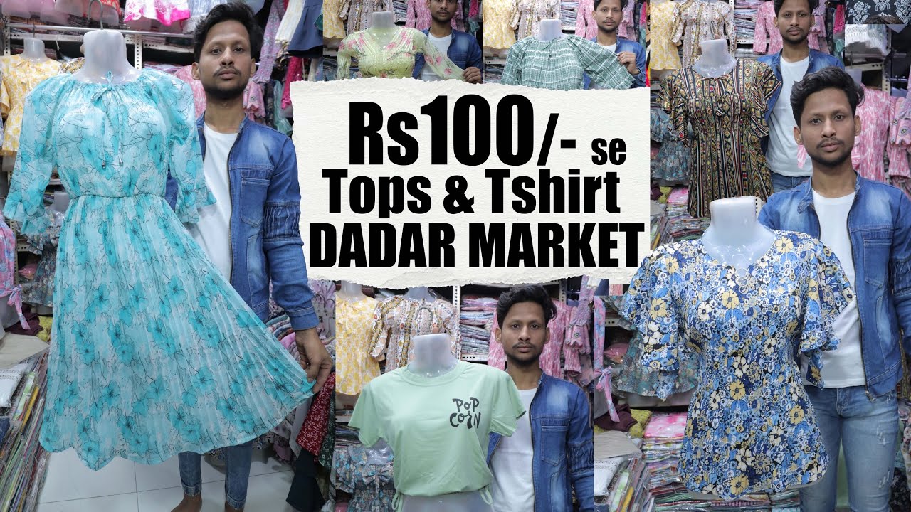 Dadar Market Western Wear Starting 100Rs | Ladies Western Wear Market ...