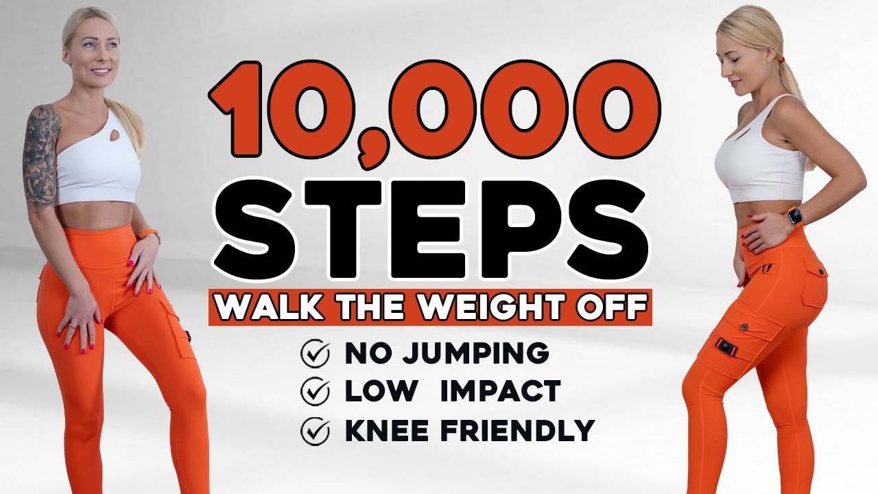 10000 STEPS WALKING WORKOUT | 10K Steps Challenge! 1 Hour Fat Burning ...