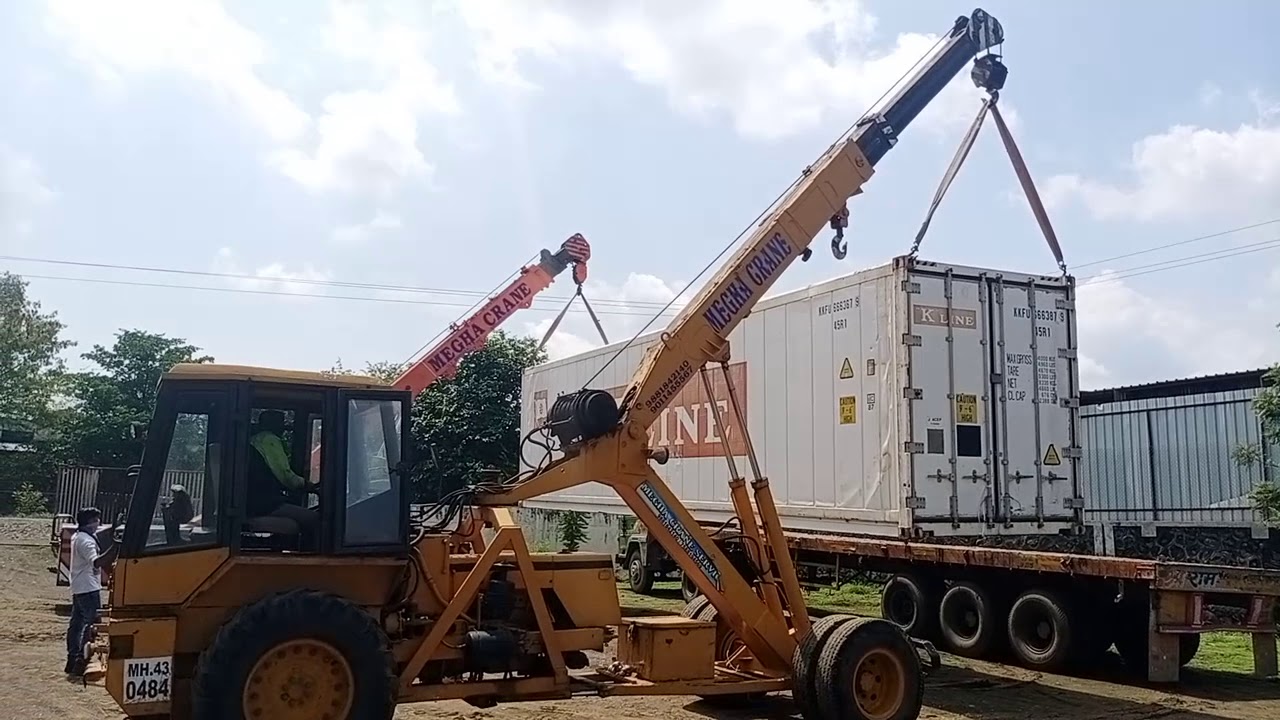 40 ft loaded container - YouTube