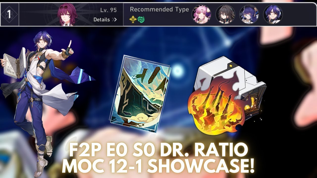 F2P E0 S0 Dr. Ratio Showcase! MOC 12 - 1 | Honkai Star Rail 1.6 - YouTube