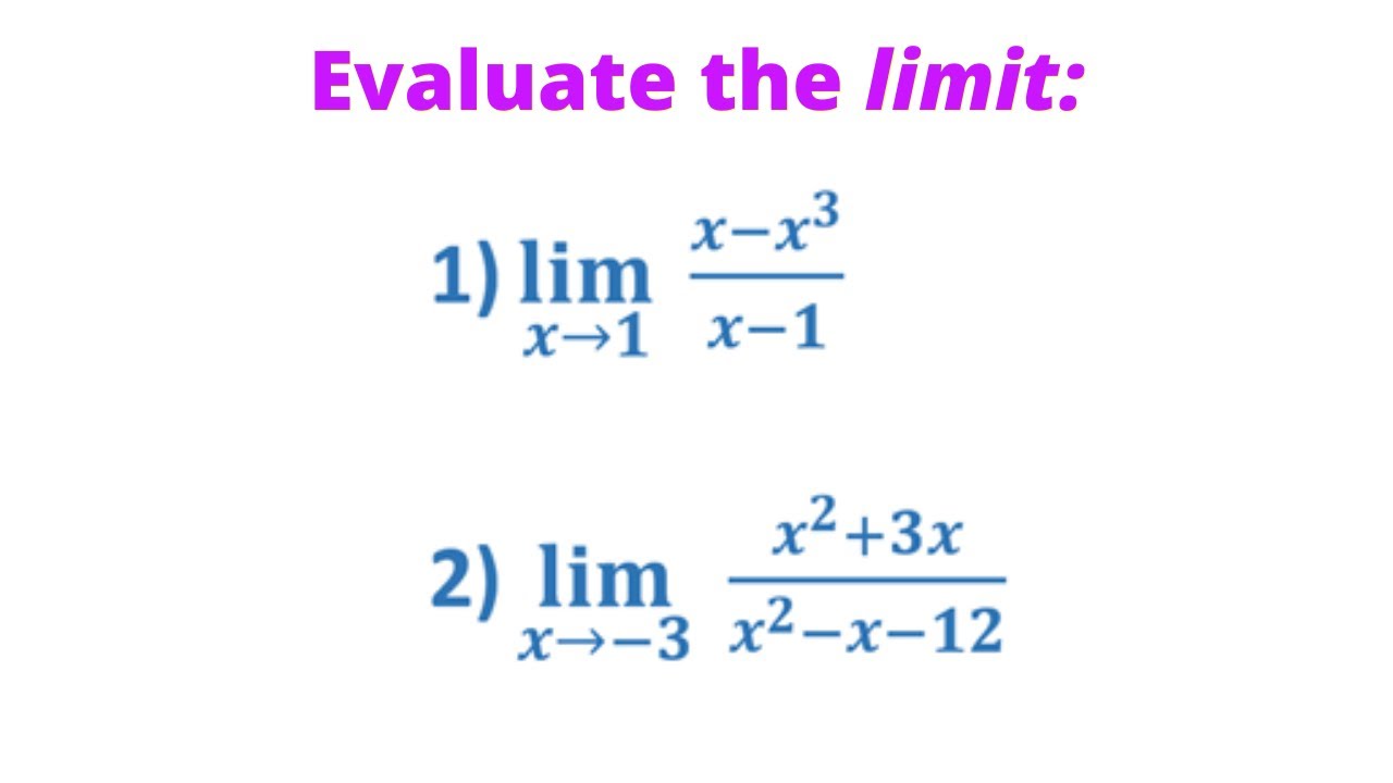 How to find the limit of a function as x approaches a number - YouTube