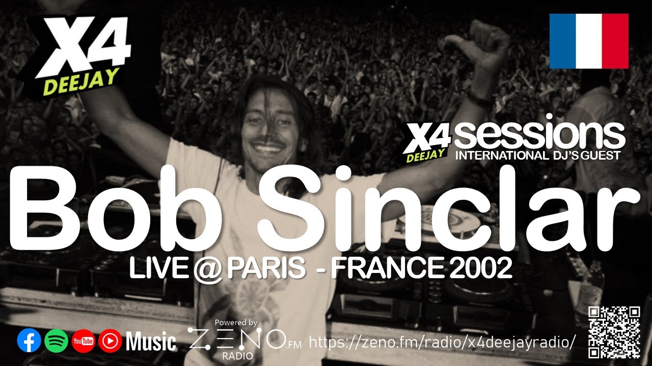 BOB SINCLAR | Live In Paris 2002 | DJ Set Mix #frenchhouse #liveset # ...