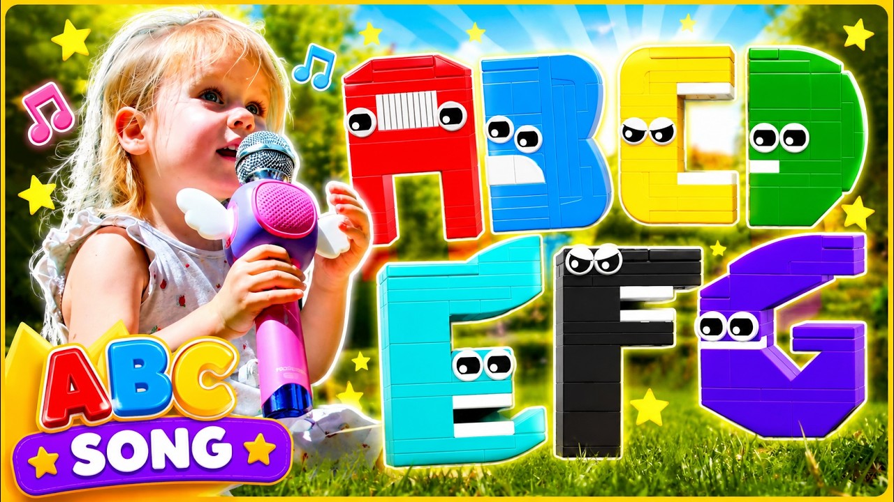 A–Z Alphabet Letter Song| Uppercase and Lowercase Letters | Colorful ...