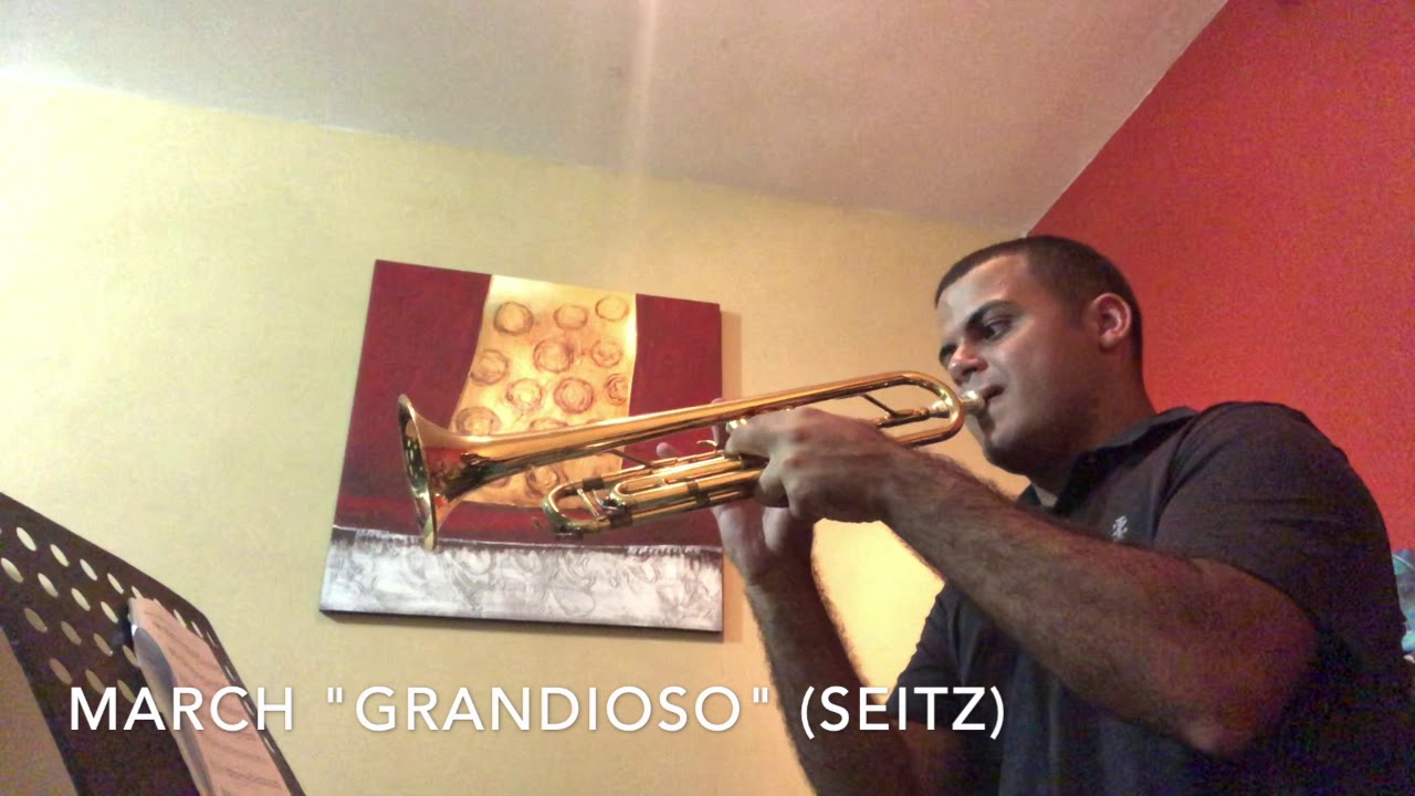 USMC MEOP Audition Michael A. Olivieri - March "Grandioso" (Seitz ...