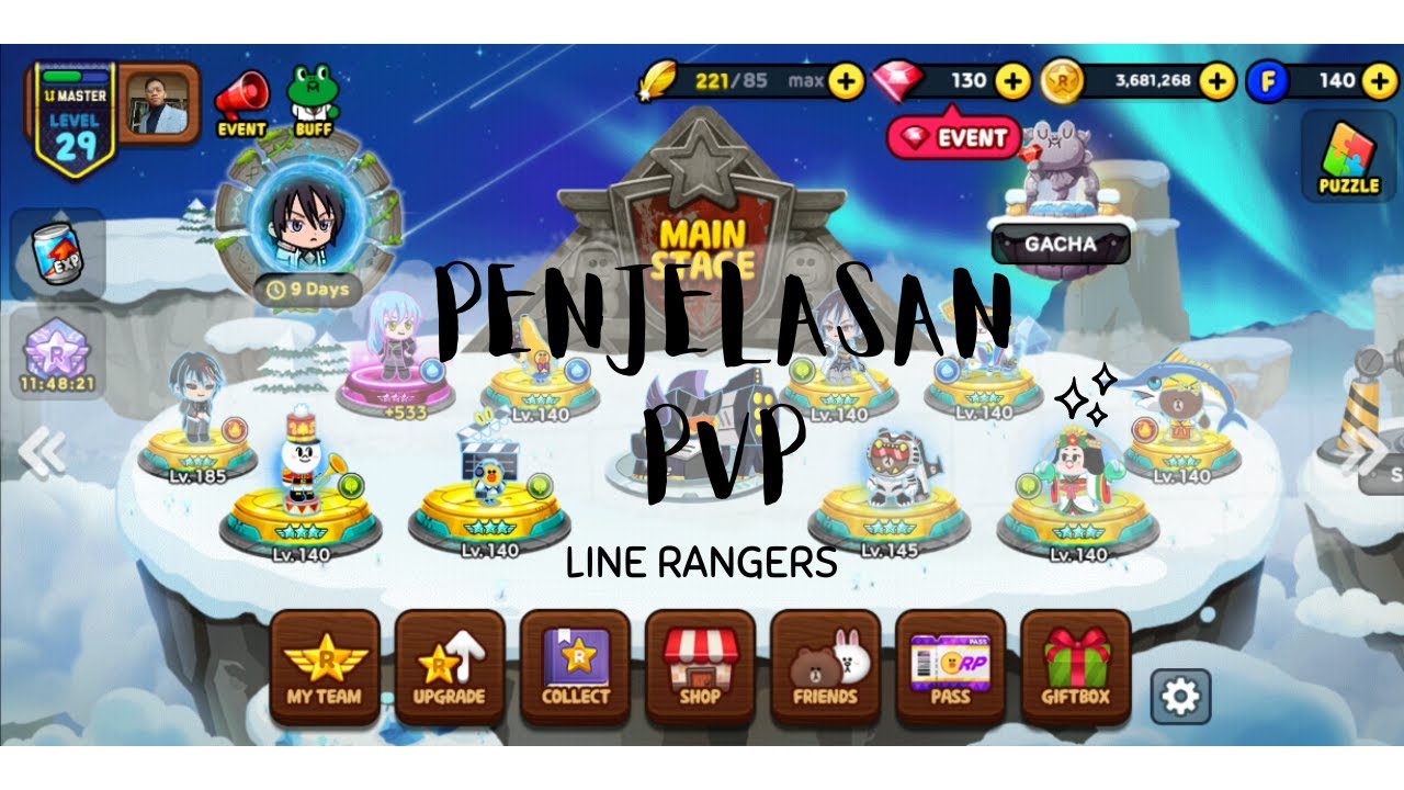 PENJELASAN PVP LINE RANGERS - YouTube