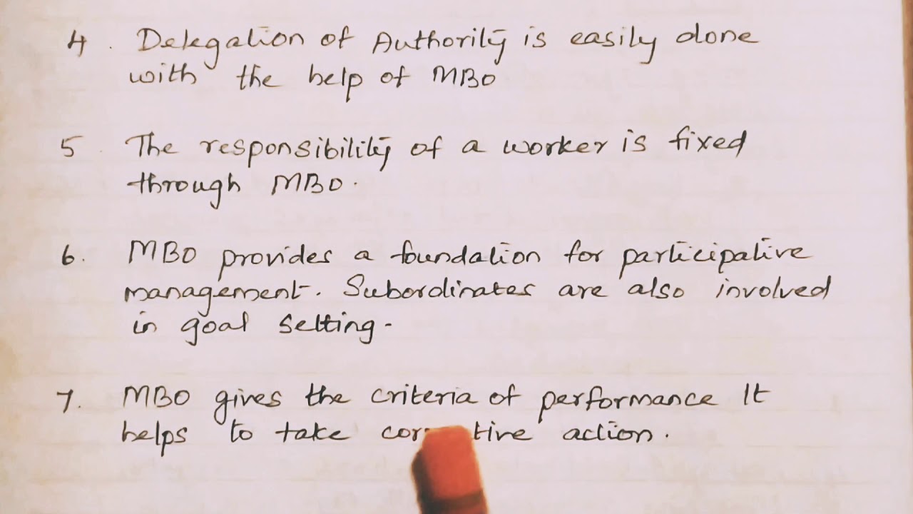 Process, Advantages and Disadvantages of MBO / TN PLUS TWO COMMERCE ...