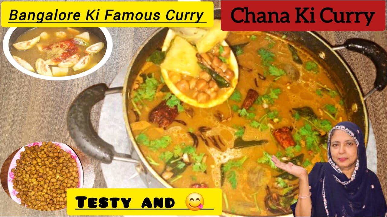 Chana curry Recipe | Bangalore ki Famous Dish | Farhana Kitchen # ...