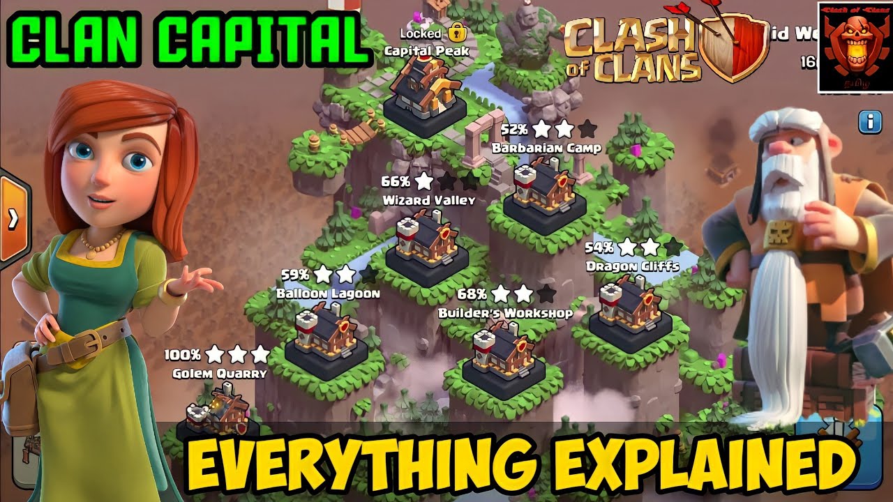New clan capital update explained , everything explained about clan ...