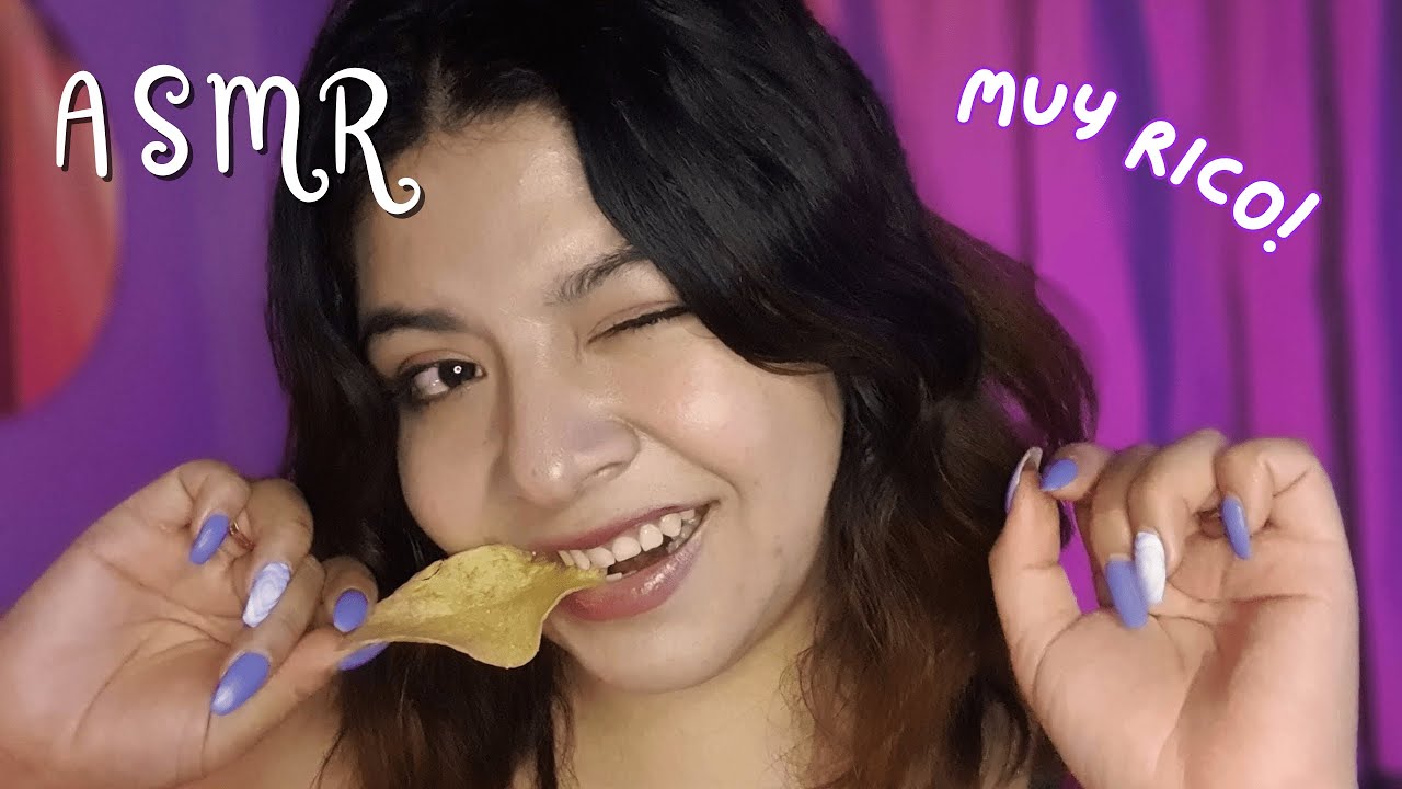 ASMR comiendo | ASMR mouth sounds 🍜 - YouTube