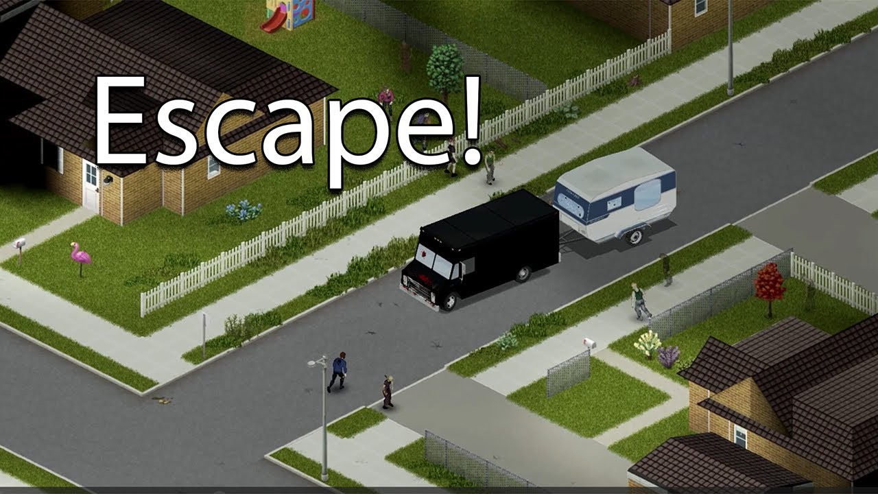 On the Road! | Project Zomboid Louisville Escape #4 - YouTube