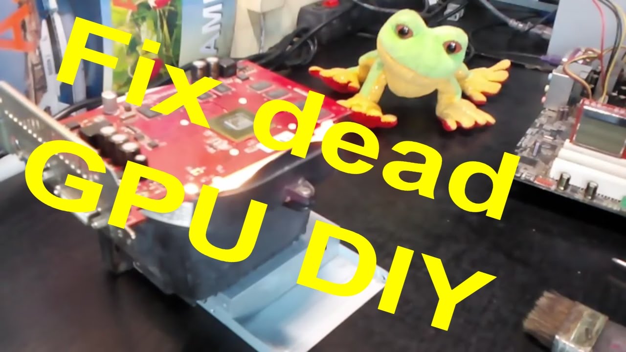 fix dead gpu - how to repair graphics card. DIY - YouTube