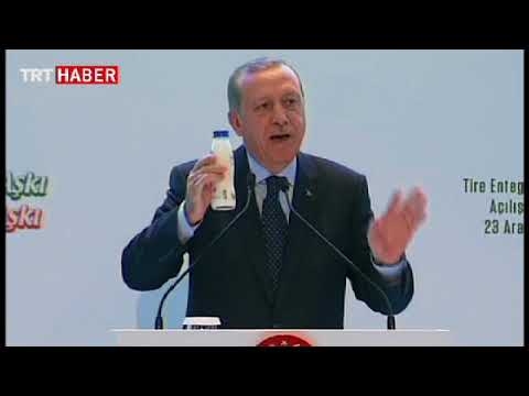 Cumhurbaşkanı Erdoğan  Bizim milli içkimiz ayrandır
