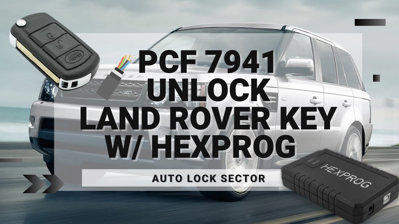 Land Rover Fob - PCF 7941 Unlocking - YouTube