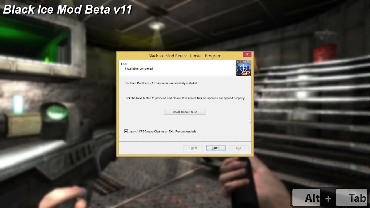 Установка FPS Creator & Black ice mod v11.9 - YouTube