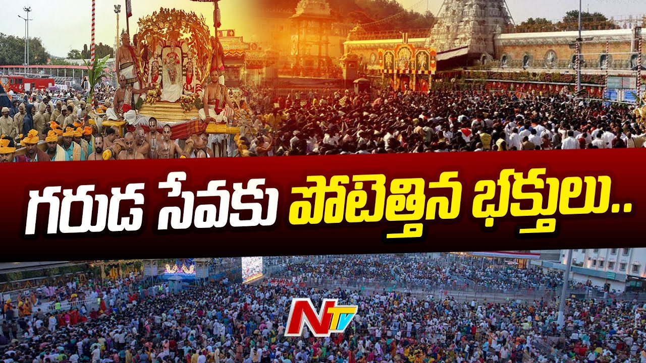 Tirumala With Huge Crowd For Garuda Seva | TTD | Special Report | Ntv ...
