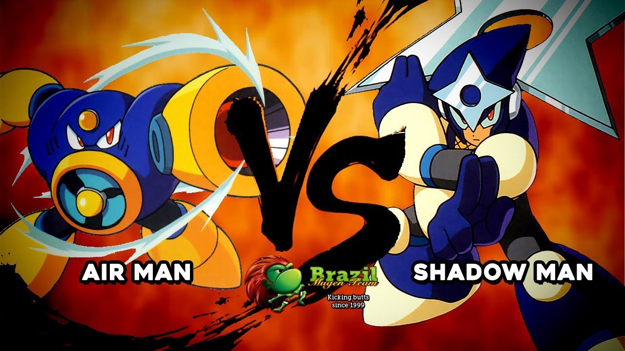 Shadow Man vs Air Man - Mega Man Robot Master Mayhem - YouTube
