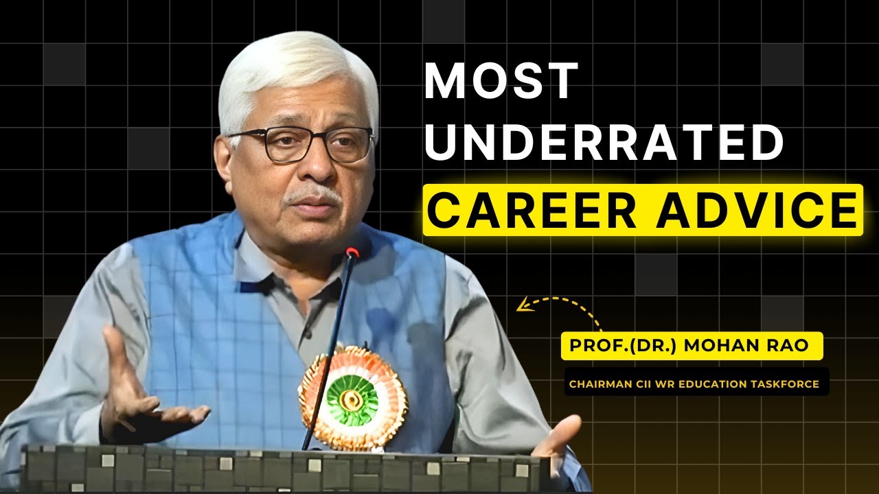 Prof.(Dr.) Mohan Rao Drops GOLDEN Career Advice at @KESShroffCollege1 ...