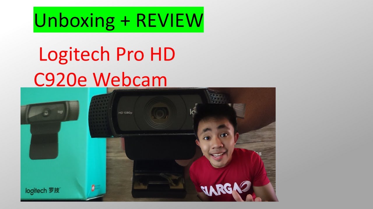 [Unboxing + REVIEW] Logitech Pro HD C920e Webcam - YouTube