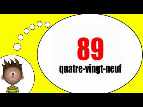 Me encanta el francés = Los números 80 a 90 - YouTube