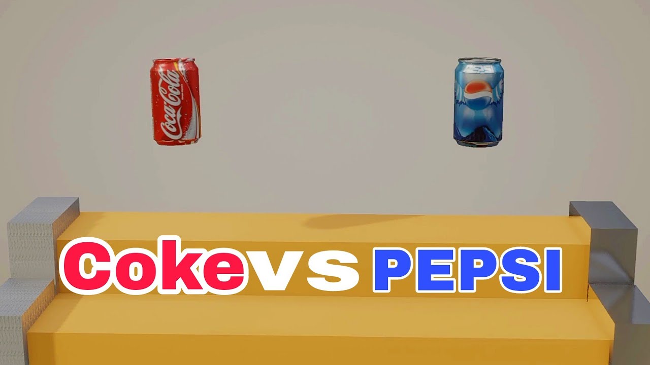 PEPSI VS COCA COLA FIGHT [[2022]] who will win the Race(Blender 3D ...
