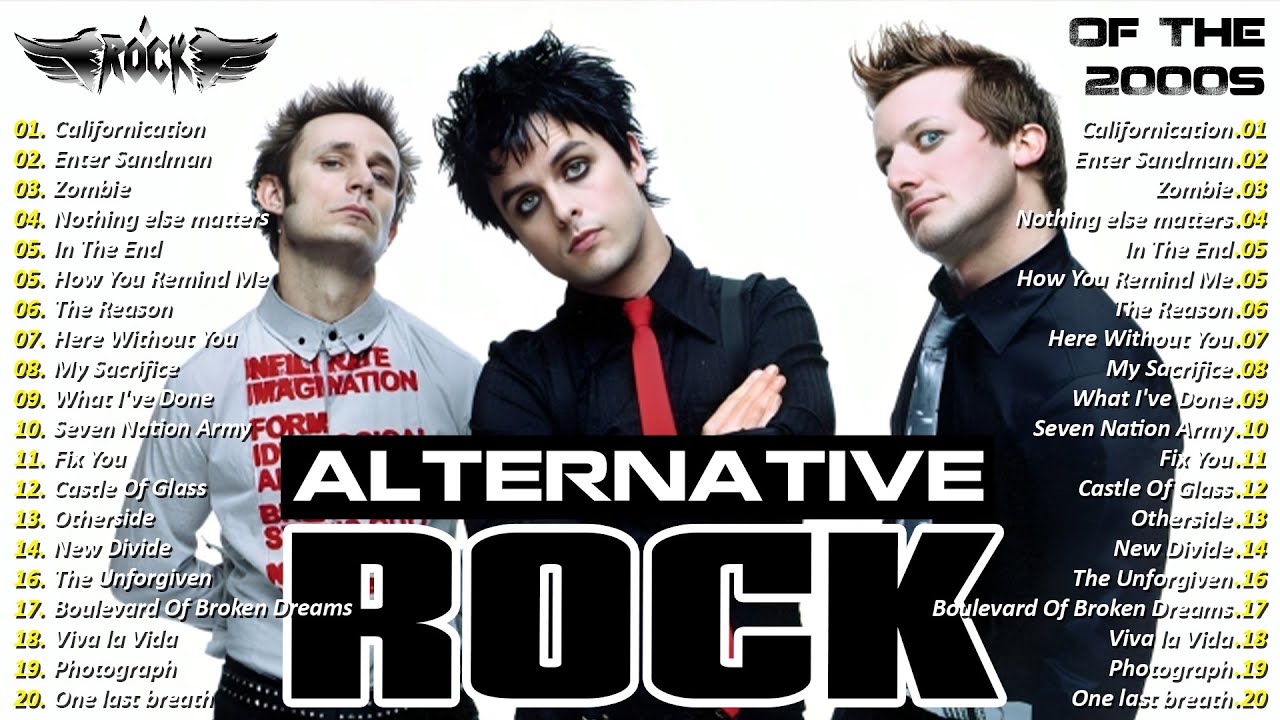 Alternative Rock from the 90s~Evanescence, Coldplay, Linkin park ...