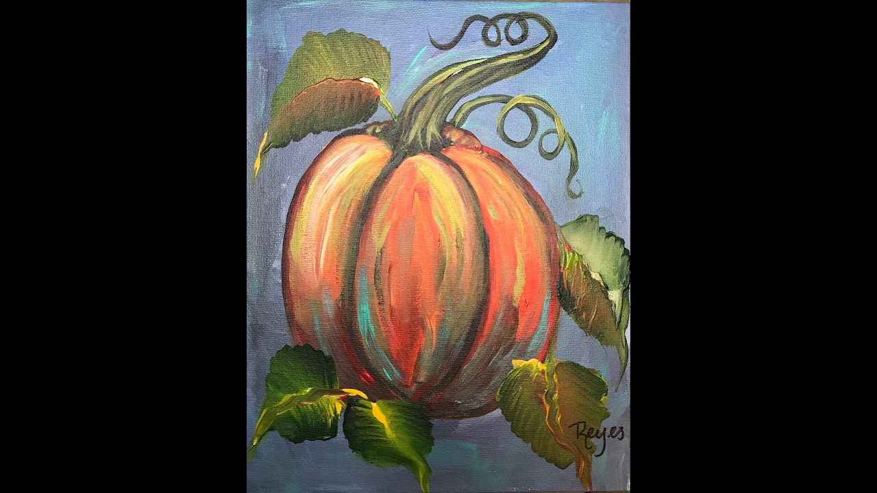 HOW TO PAINT A PUMPKIN WITH ACRYLIC PAINT 1 Step By Step YouTube how-to-paint-a-pumpkin-with-acrylic-paint-1-step-by-step-youtube