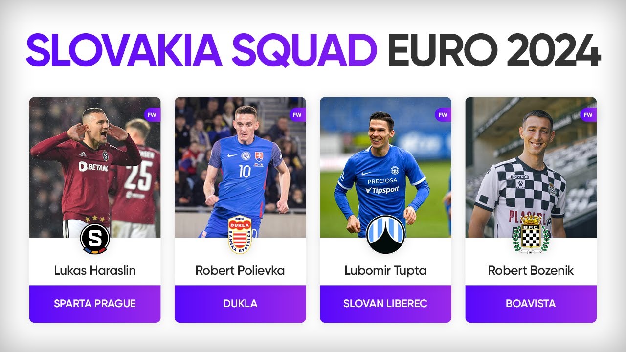 Slovakia Squad UEFA Euro 2024 - YouTube