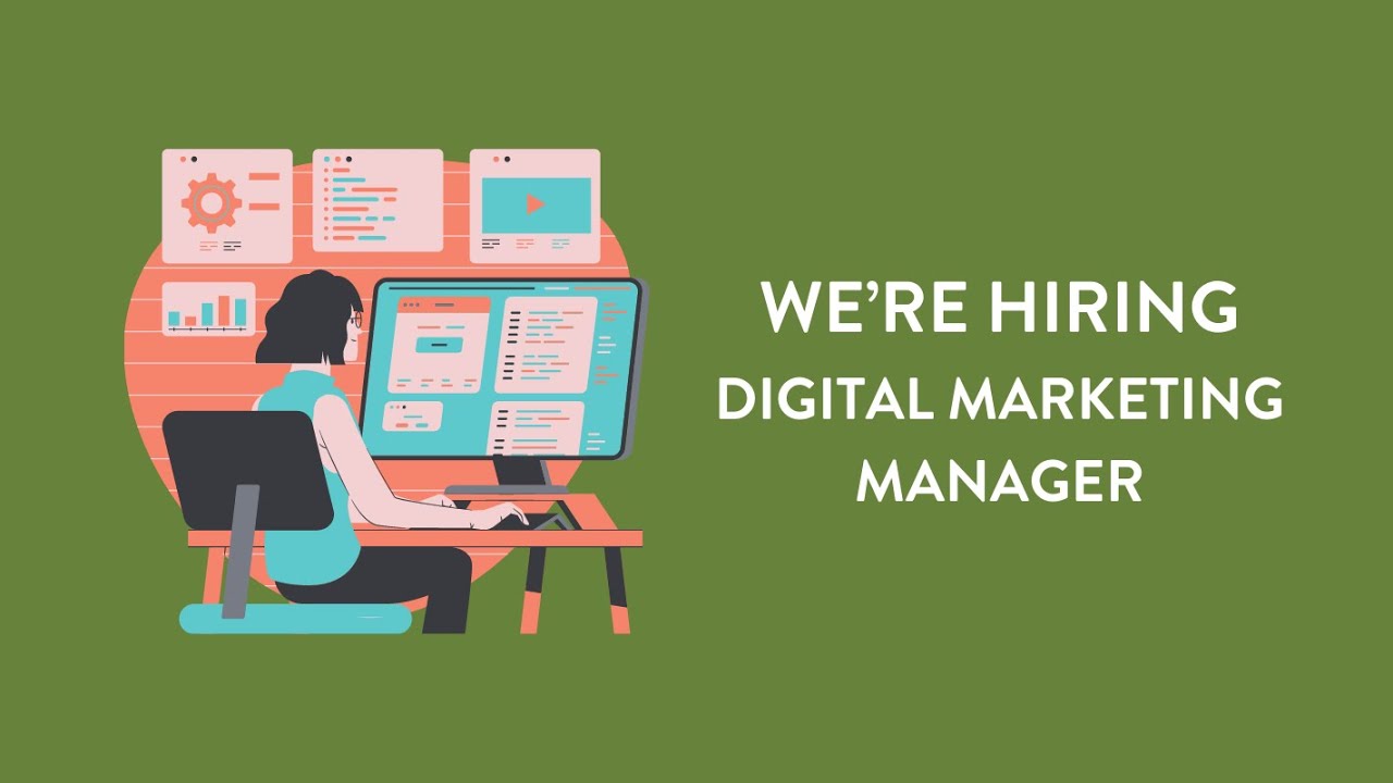 We're Hiring Digital Marketing Manager - YouTube