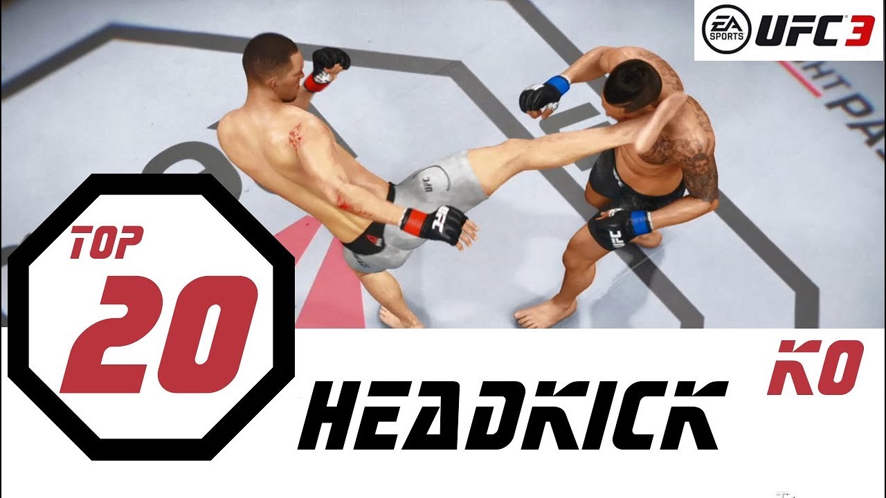 UFC 3 Gameplay - Headkick Knockout Compilation - YouTube
