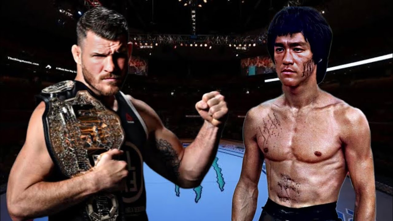 BRUCE LEE VS MICHAEL BISPING 😱😨😰*INTENSE* (EA SPORTS UFC 4) UFC ...