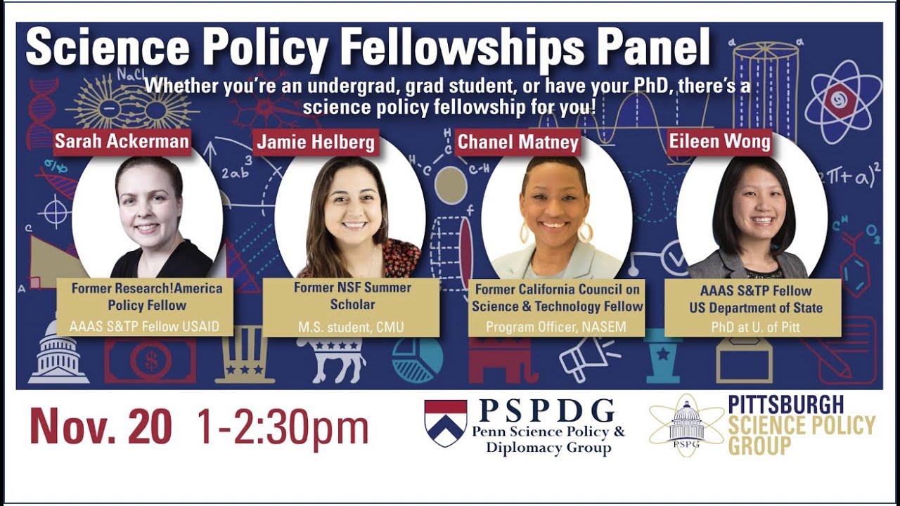 Science Policy Fellowship Panel by PSPDG and PSPG - YouTube