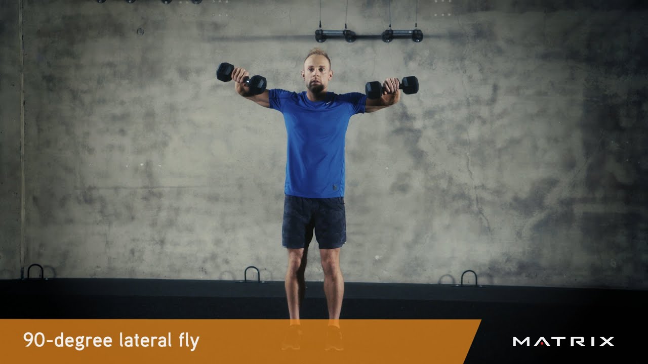 90-degree lateral fly - YouTube