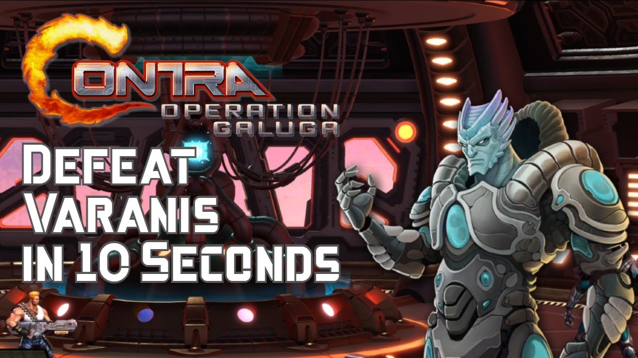 魂斗羅 オペレーション ガルガ バラニス 10秒撃破｜Contra: Operation Galuga - Defeat Varanis in ...
