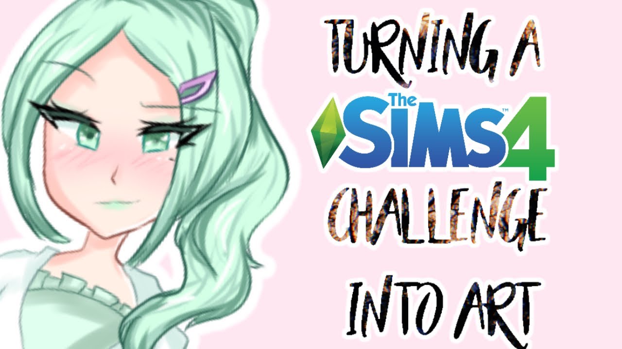 Turning a Sims 4 Challenge Into Art! - Drawing the Not So Berry ...