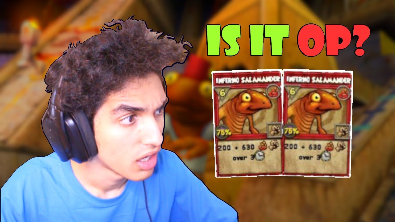 Wizard101: Is Inferno Salamander TOO Overpowered? - YouTube