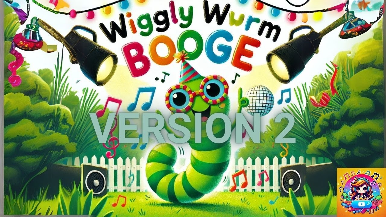 Wiggly Worm Boogie 🐛🎶 | Fun & Energetic Dance Song for Kids! | Version ...