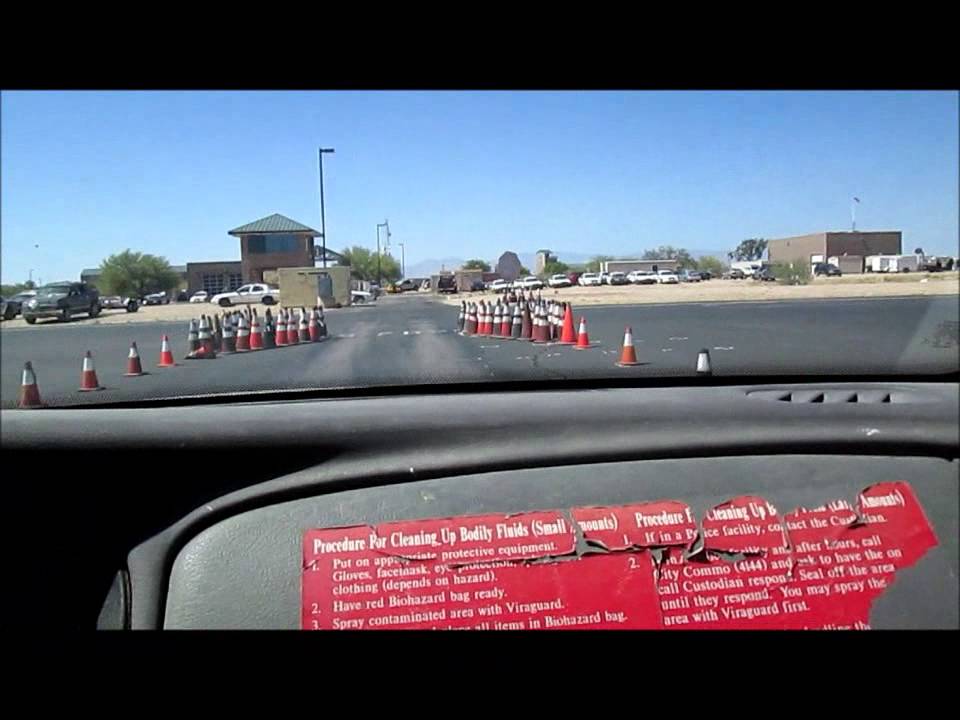 Defensive Driving Obstacle Course - YouTube