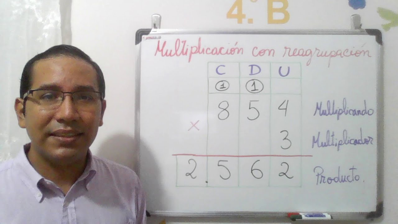 Hoja De Trabajo De Multiplicación Con Reagrupación Sumas De Varias